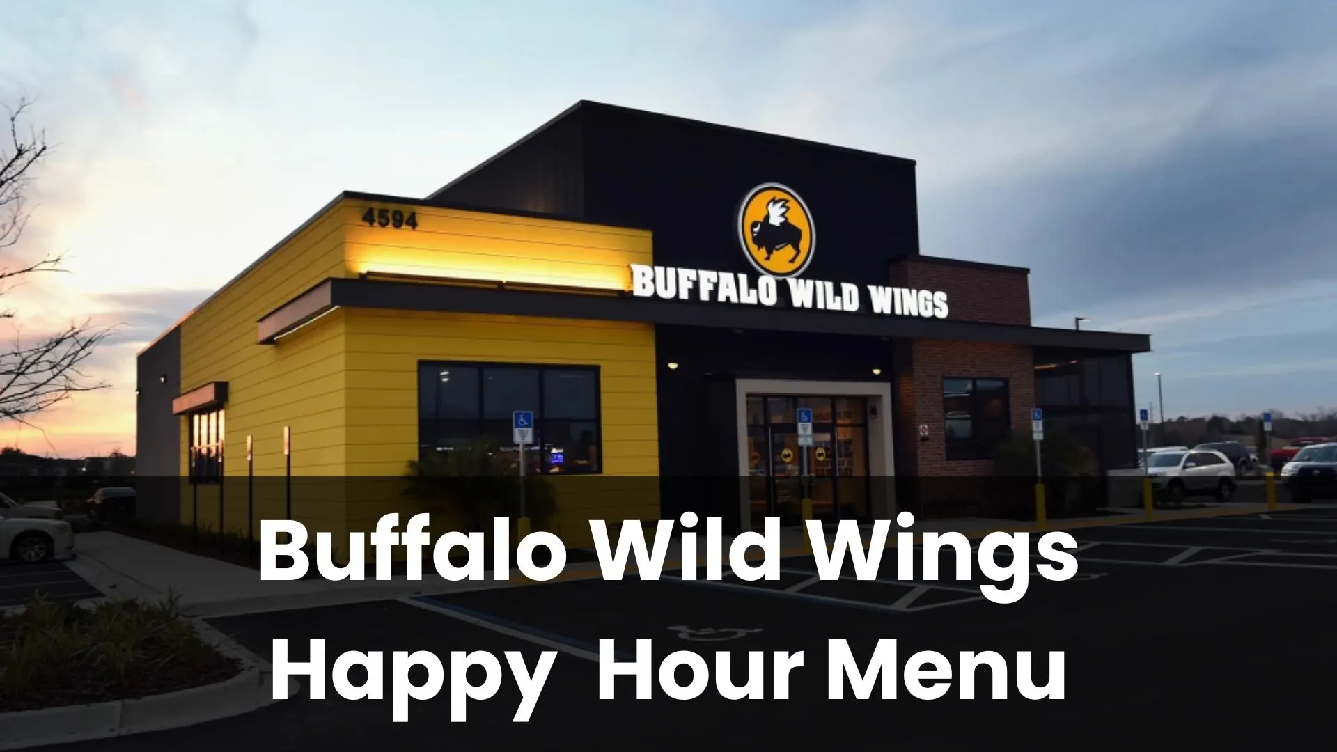 Buffalo Wild Wings Happy Hour Menu | Updated 2026